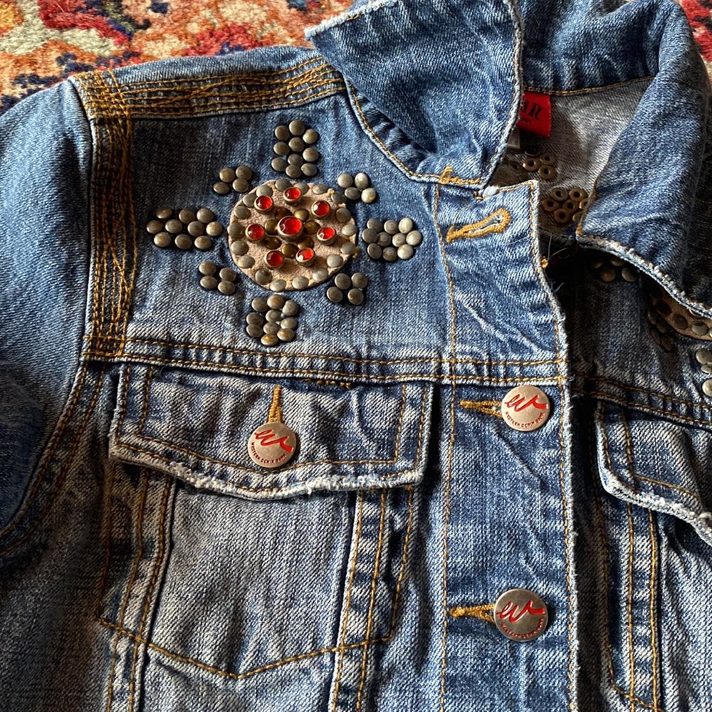 Western Denim Bank Denim Jacket - Gem